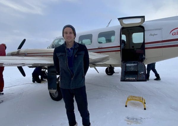 Above the Arctic Circle Alaskans Skin Moose and Mush Dogs